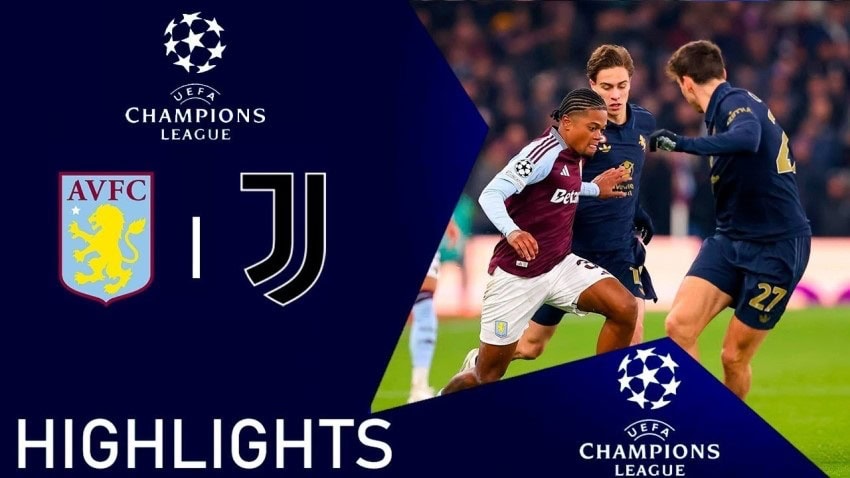 Aston Villa - Juventus Highlight | UEFA Champions League